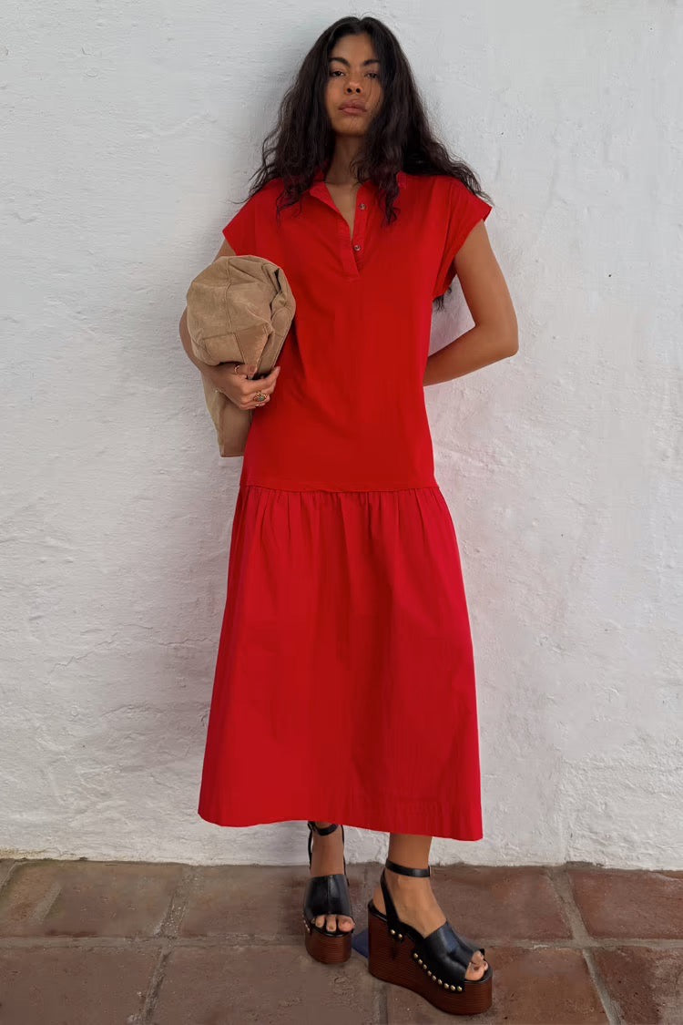 Red Darcy Dress – Fox + Feather