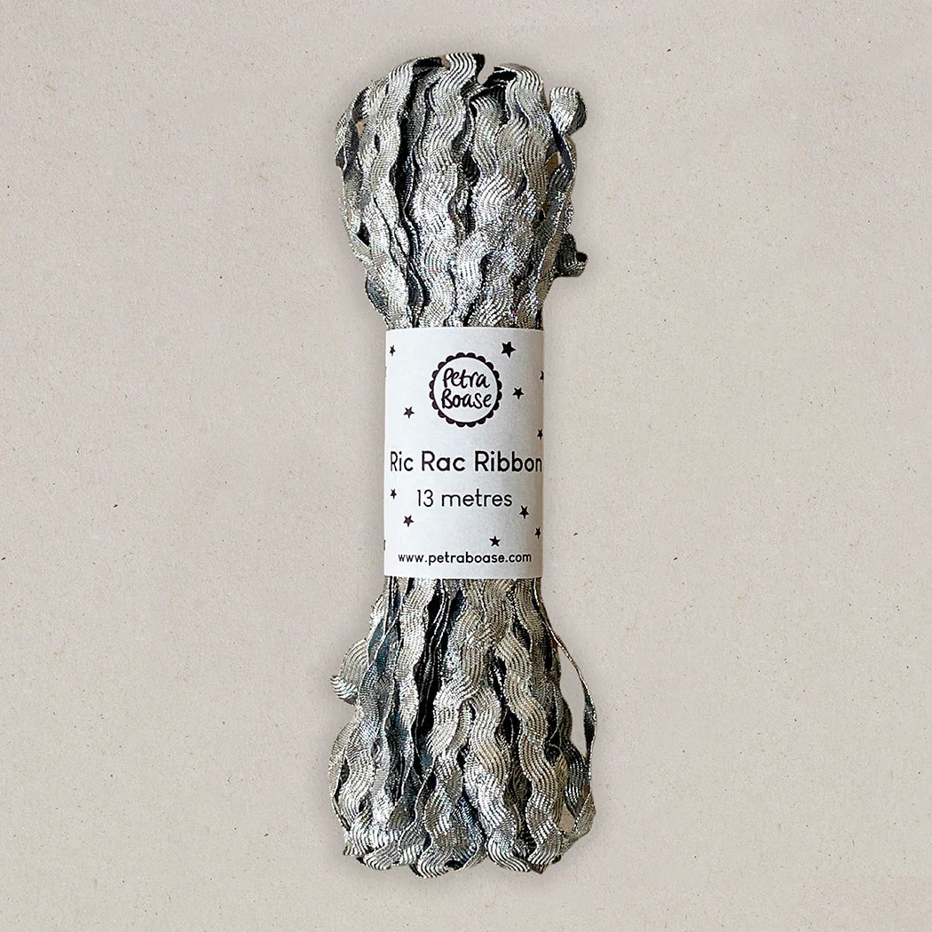Silver Metallic Ric Rac Ribbon – Fox + Feather